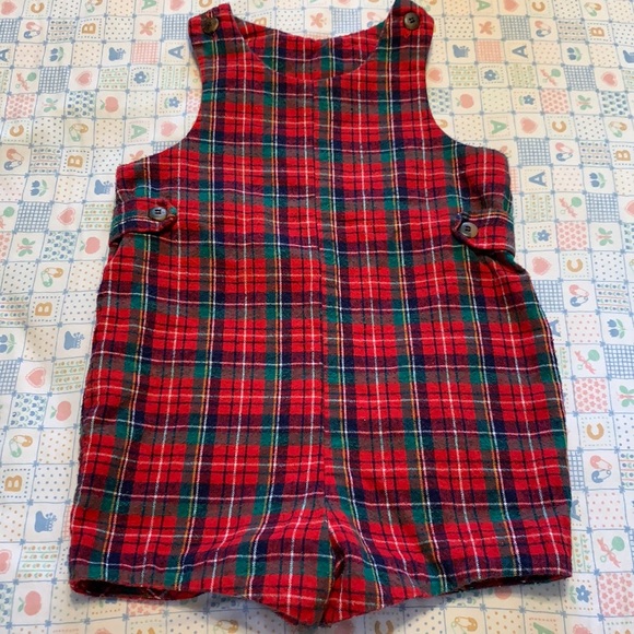 Kitestrings | Bottoms | Plaid Flannel Romper | Poshmark